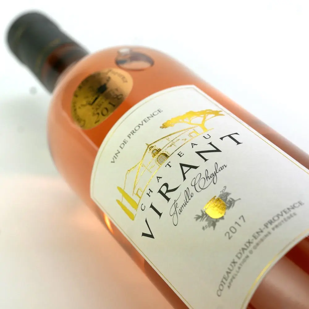 chateau-virant-rose-etiquette - ProvençalBox