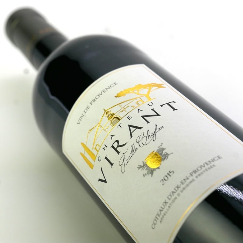 chateau-virant-rouge-etiquette - ProvençalBox